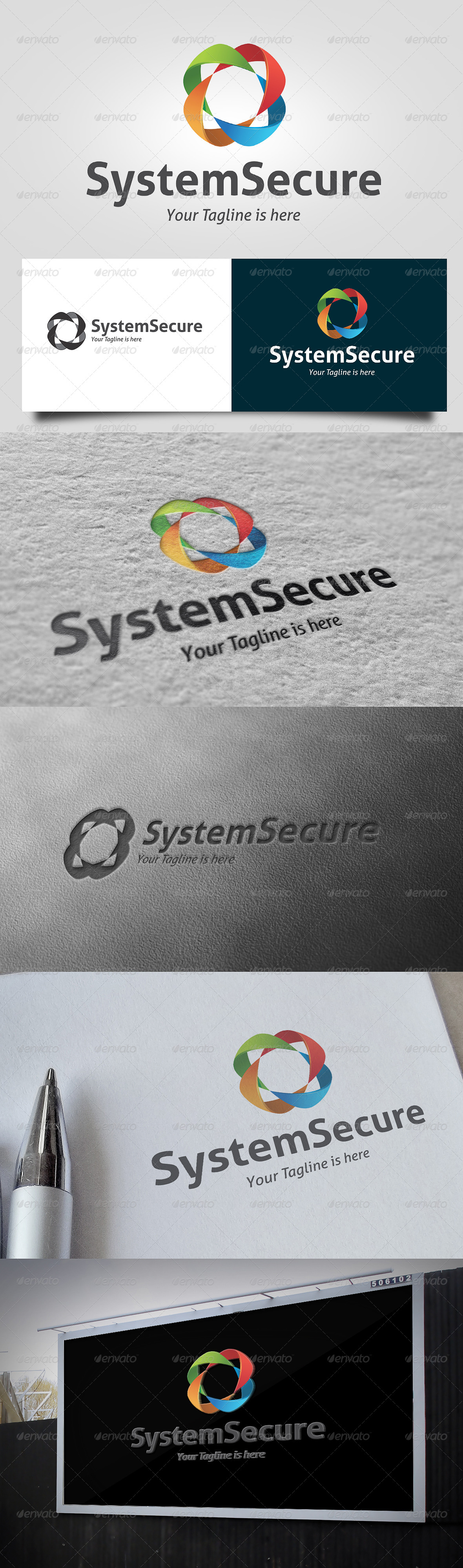System Secure Logo, Logo Templates | GraphicRiver