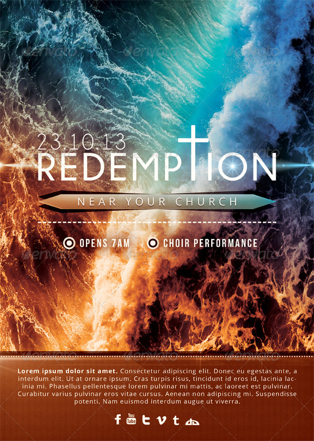 Redemption - Flyer, Print Templates | GraphicRiver