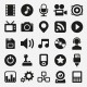 Multimedia Icons Set, Icons | GraphicRiver