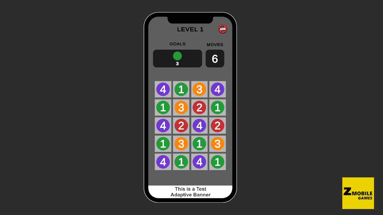 Match Color Numbers - (Unity - Admob - Game) by zmobilestudio | CodeCanyon