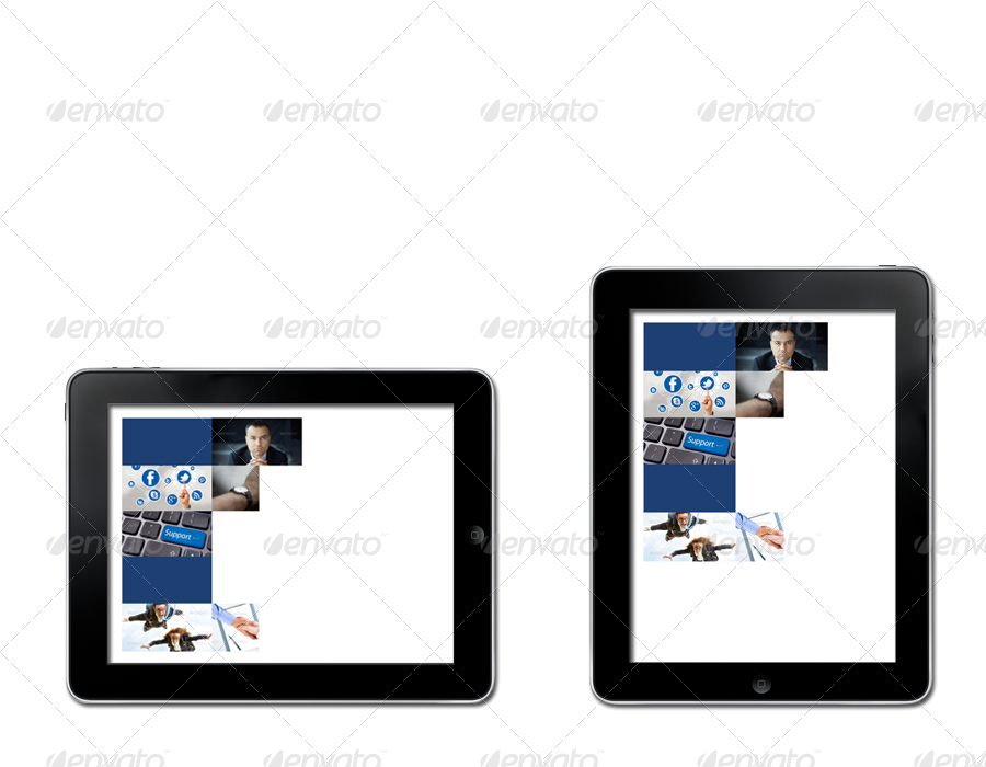 iPad & Tablet Mosaic Corporate Brochure, ePublishing | GraphicRiver