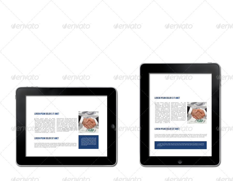 iPad & Tablet Mosaic Corporate Brochure, ePublishing | GraphicRiver