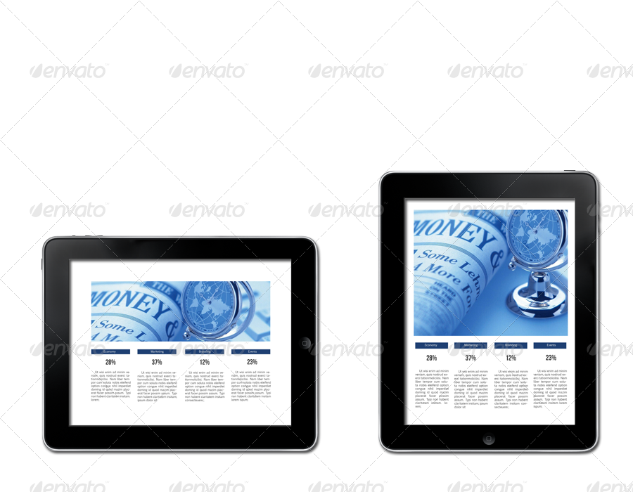 iPad & Tablet Mosaic Corporate Brochure, ePublishing | GraphicRiver