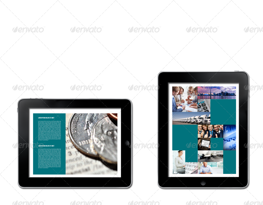 iPad & Tablet Mosaic Corporate Brochure, ePublishing | GraphicRiver