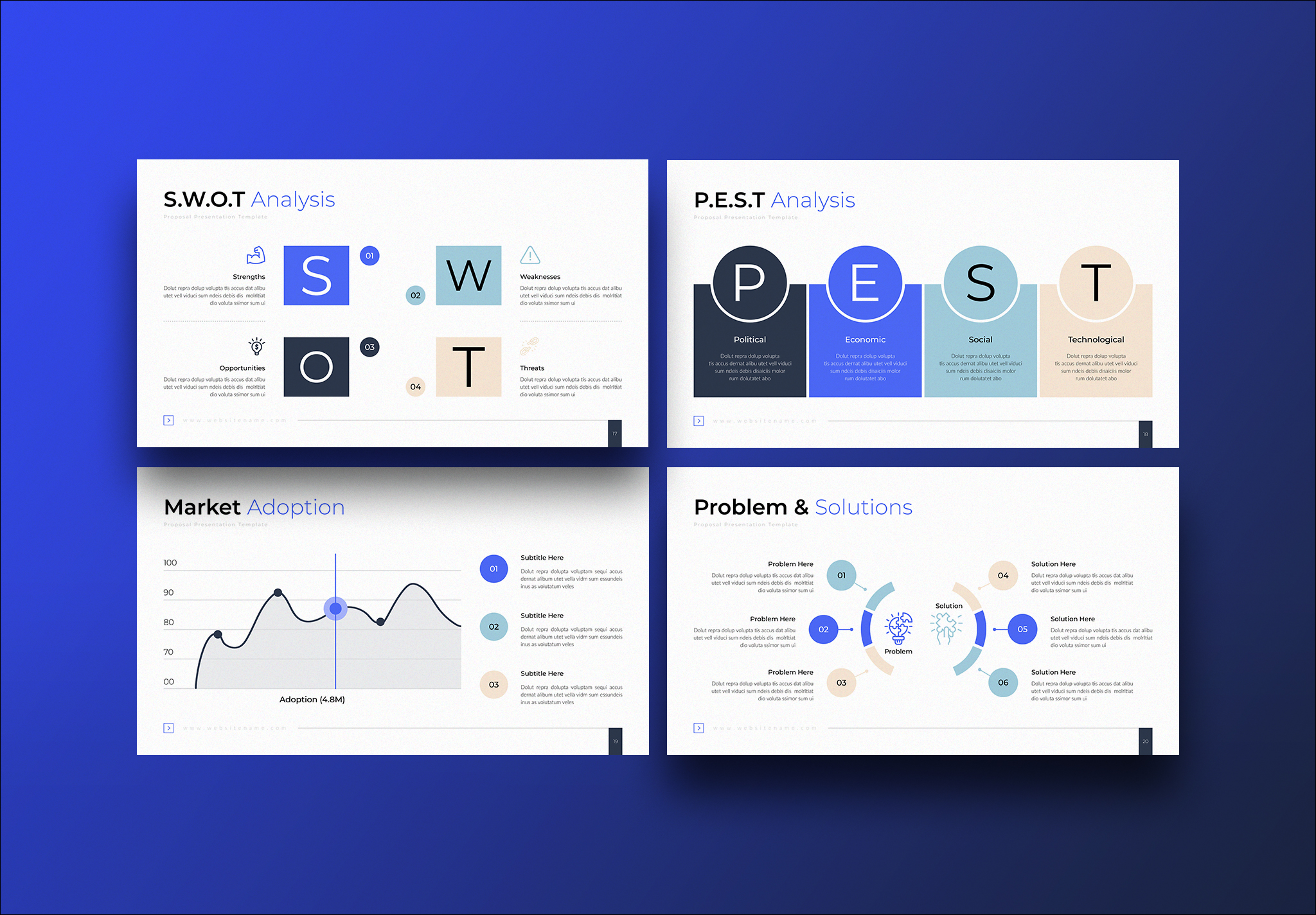 Business Proposal Proposal PowerPoint Template, Presentation Templates