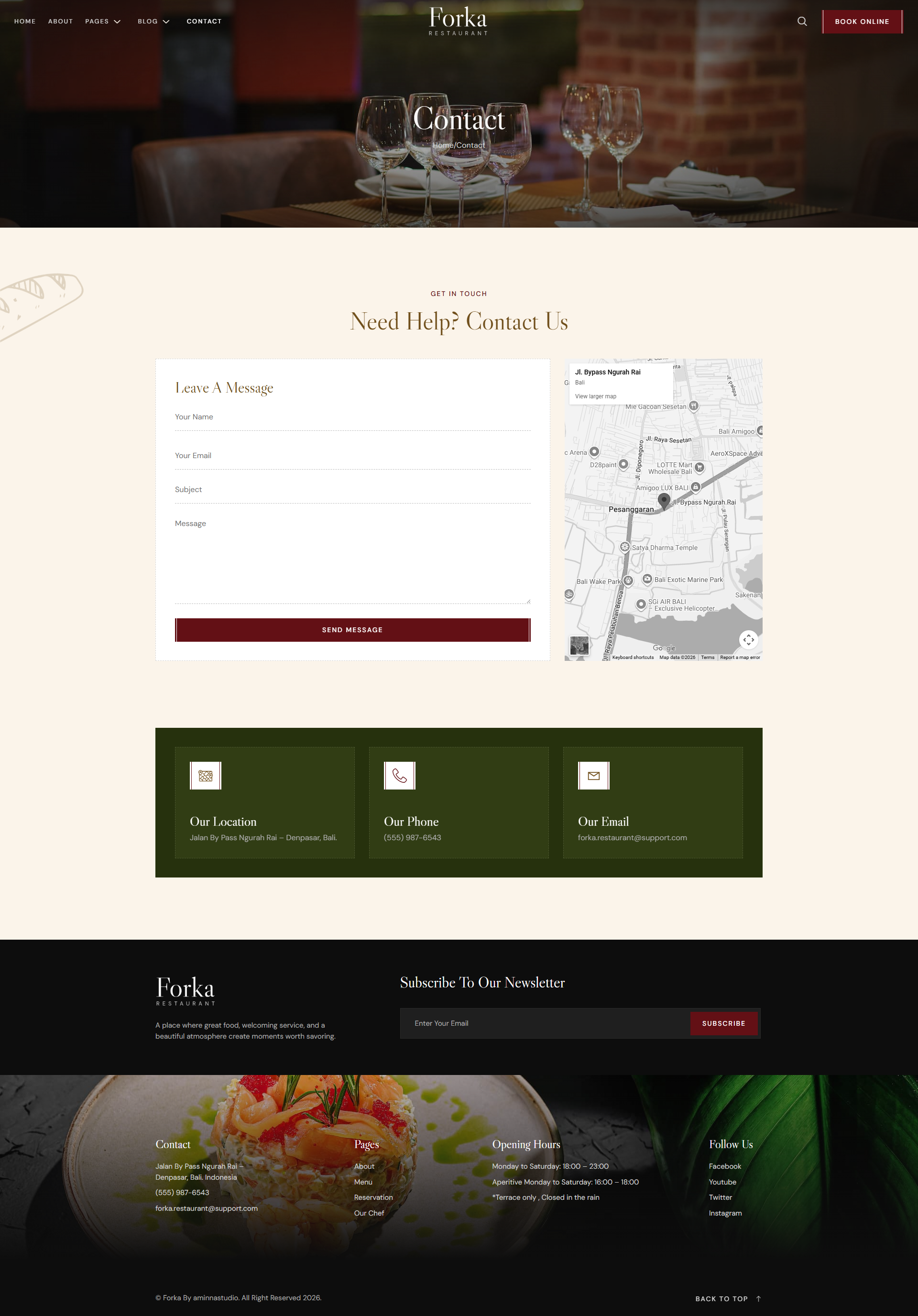 Forka - Luxury Restaurant Elementor Template Kit by aminnastudio ...