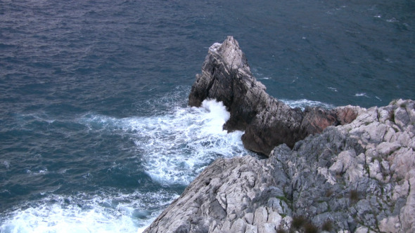 Surf On The Rocks, Stock Footage | VideoHive