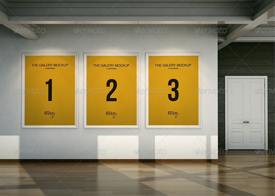 The Gallery MockUp, Graphics | GraphicRiver
