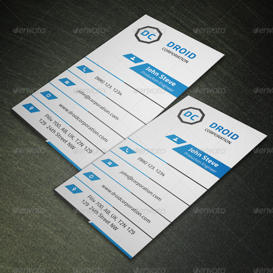 Creative Clean Business Card v8, Print Templates | GraphicRiver