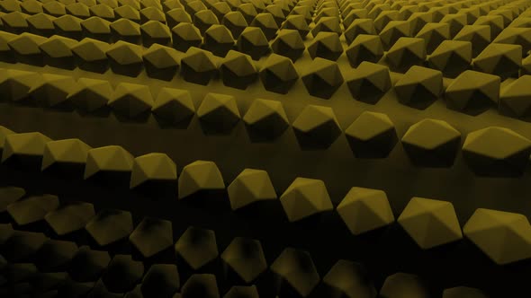 Polygonal 3d Points on Curved Surface, Motion Graphics | VideoHive