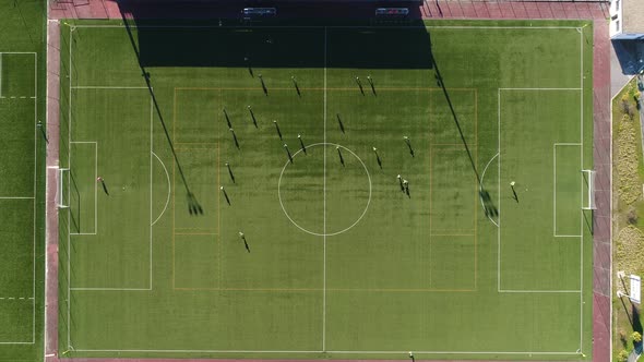 Soccer Top View, Stock Footage | VideoHive