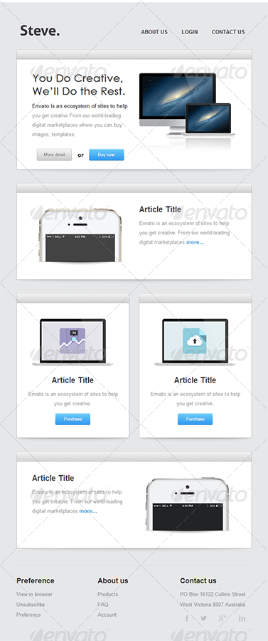 Steve Mail, Web Elements | GraphicRiver