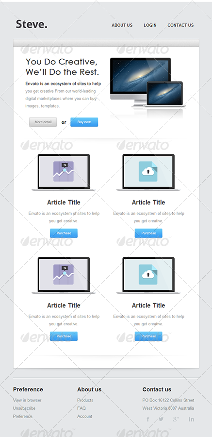 Steve Mail, Web Elements | GraphicRiver