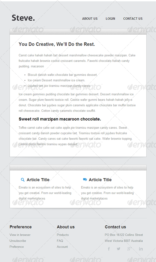 Steve Mail, Web Elements | GraphicRiver