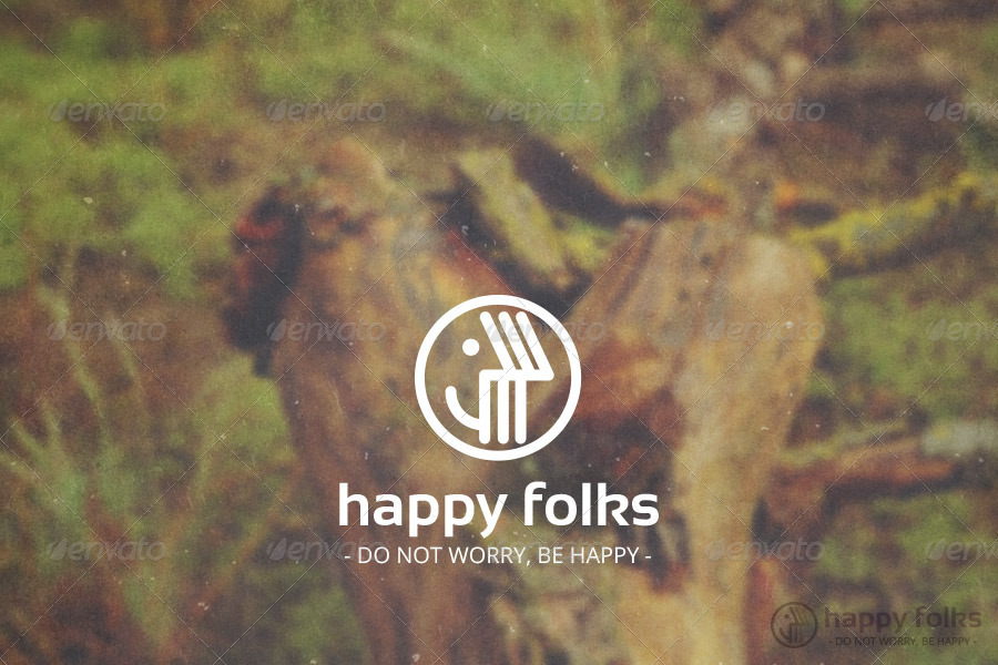 Happy Folks Logo Templates, Logo Templates | GraphicRiver