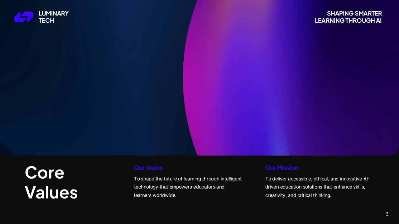 AI Education Presentation PowerPoint Template, Presentation Templates