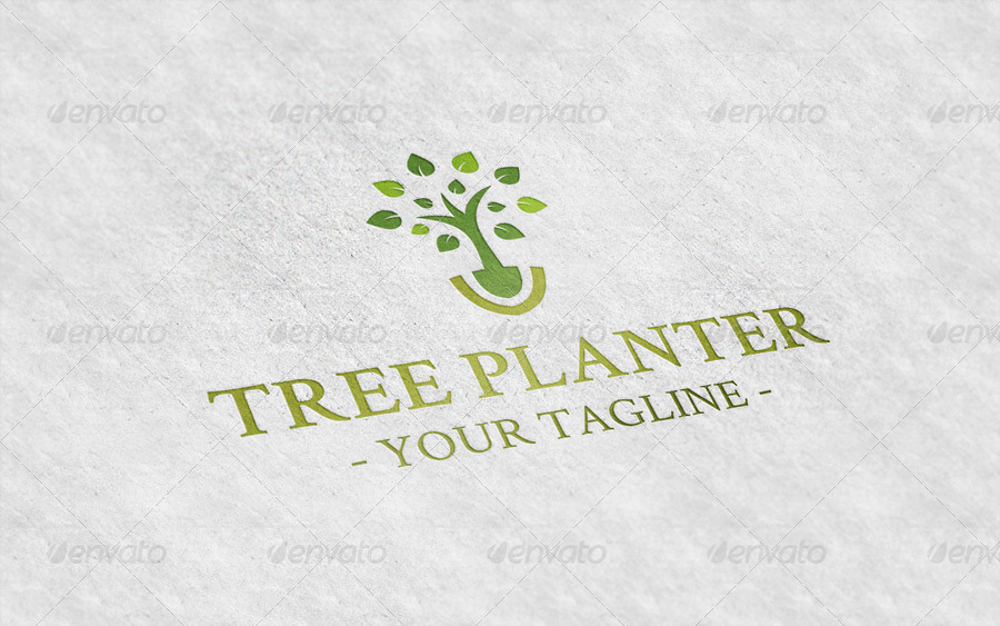 Tree Planter Logo Template, Logo Templates | GraphicRiver