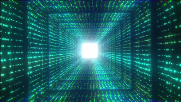 Binary Tunnel Loop, Motion Graphics | VideoHive