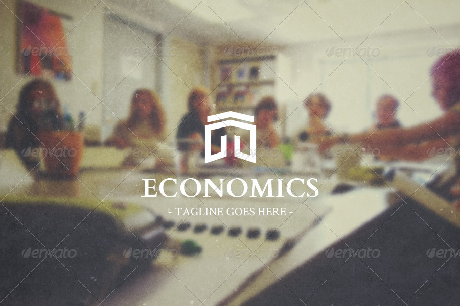 Economics Abstract Logo Template, Logo Templates | GraphicRiver