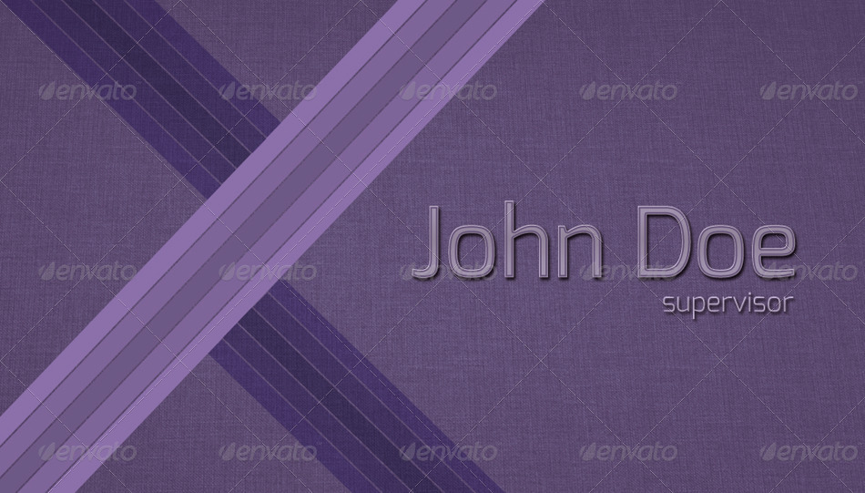 Purple Business Card, Print Templates | GraphicRiver