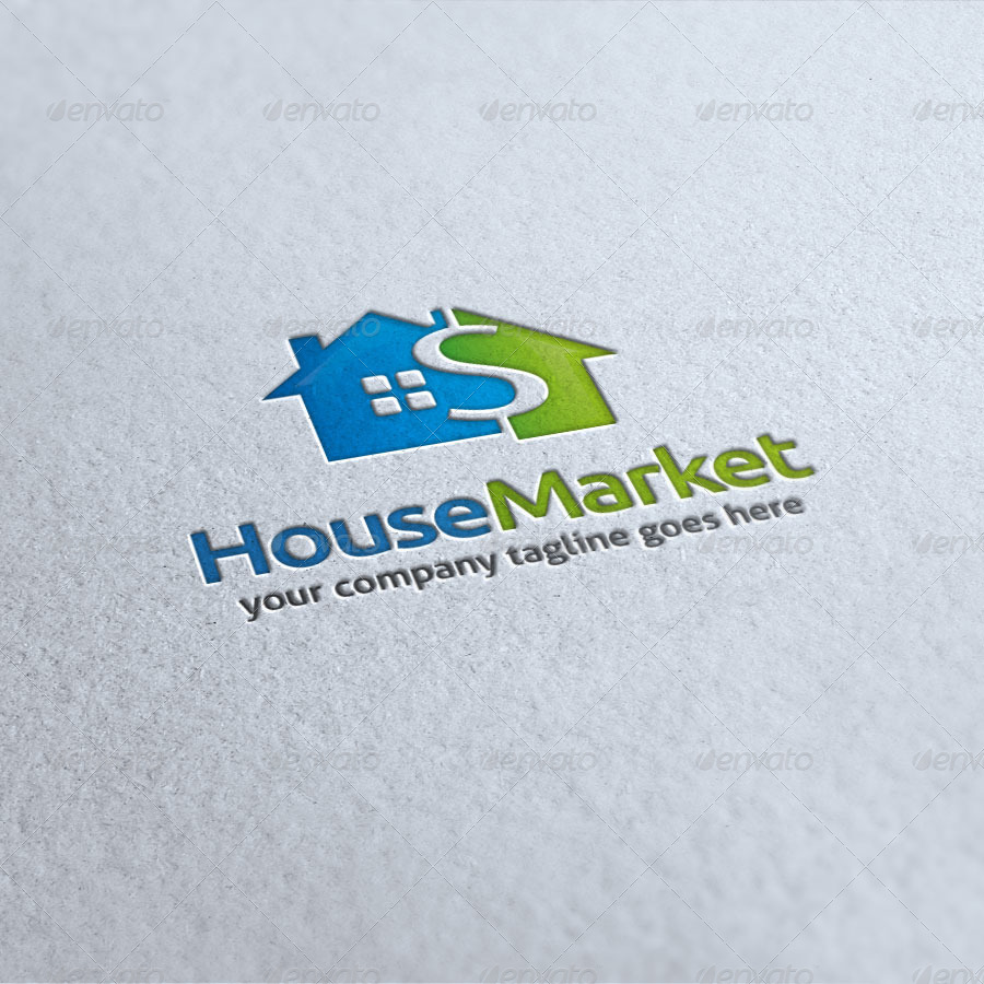 House Market Logo, Logo Templates | GraphicRiver