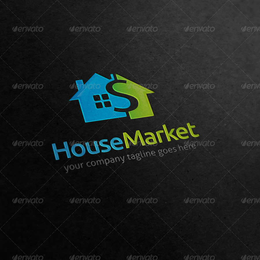 House Market Logo, Logo Templates | GraphicRiver