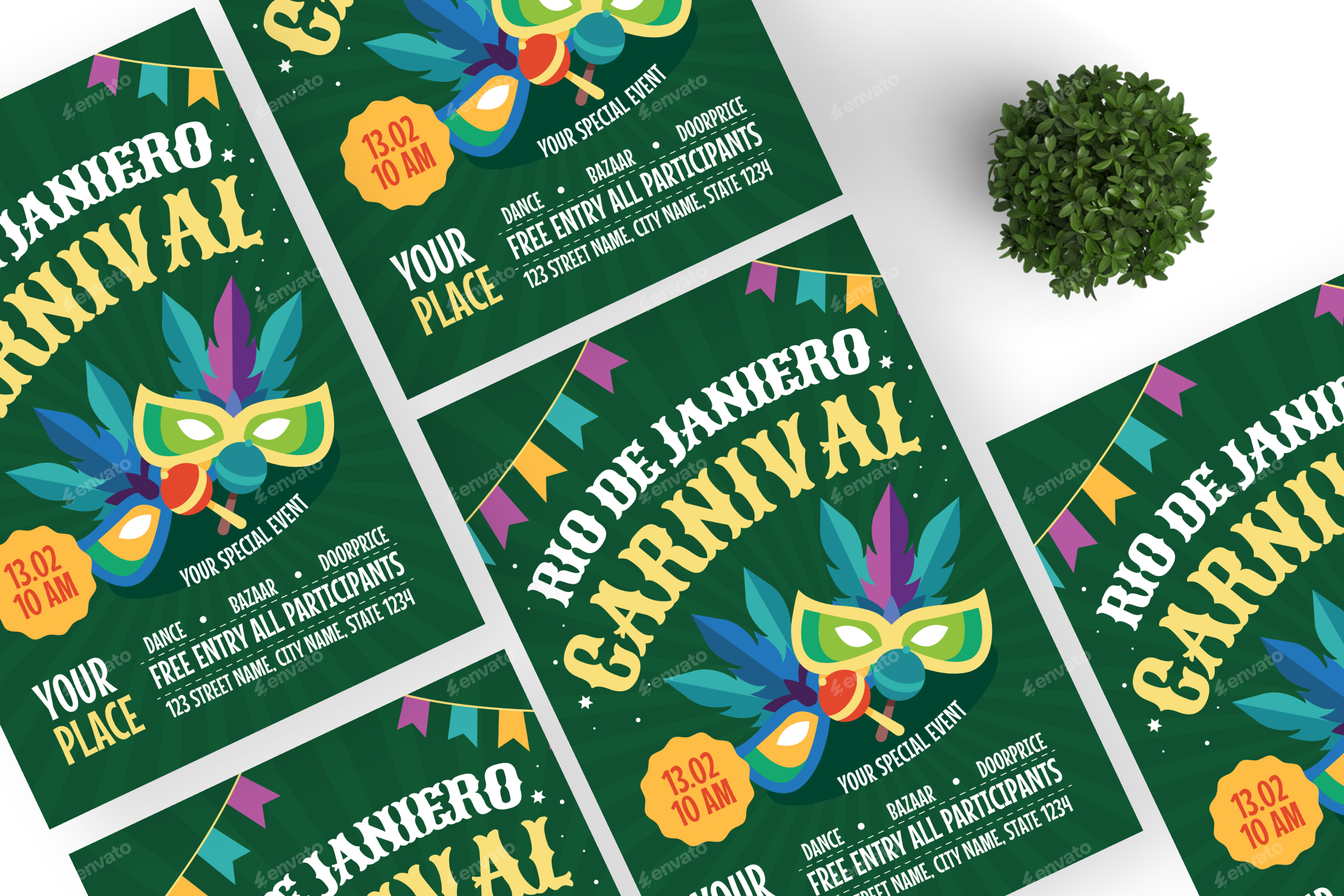 Rio De Janeiro - Flyer Set, Print Templates | GraphicRiver