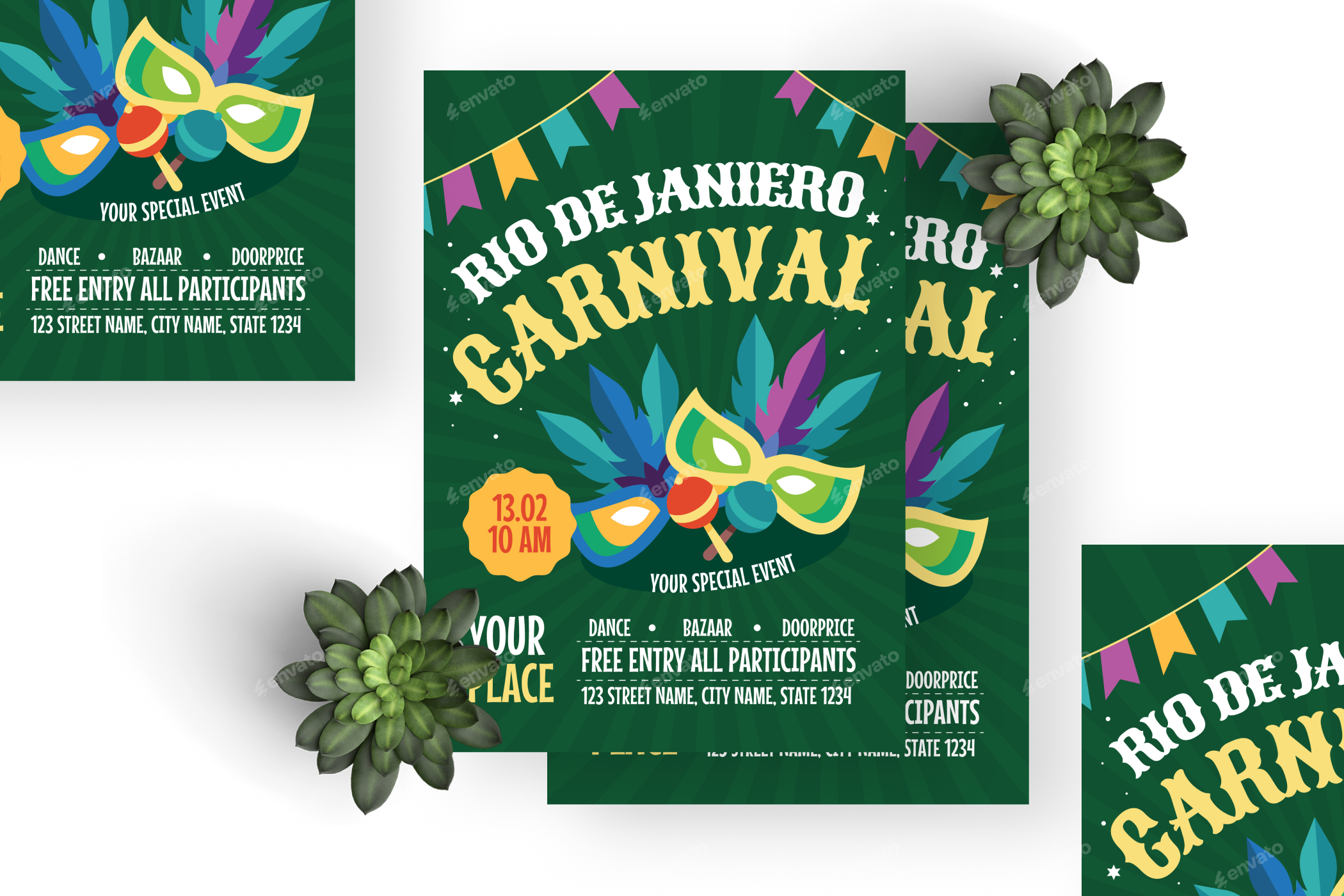 Rio De Janeiro - Flyer Set, Print Templates | GraphicRiver