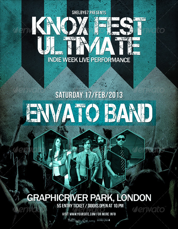 Indie Event Flyer / Poster Vol.3, Print Templates | GraphicRiver