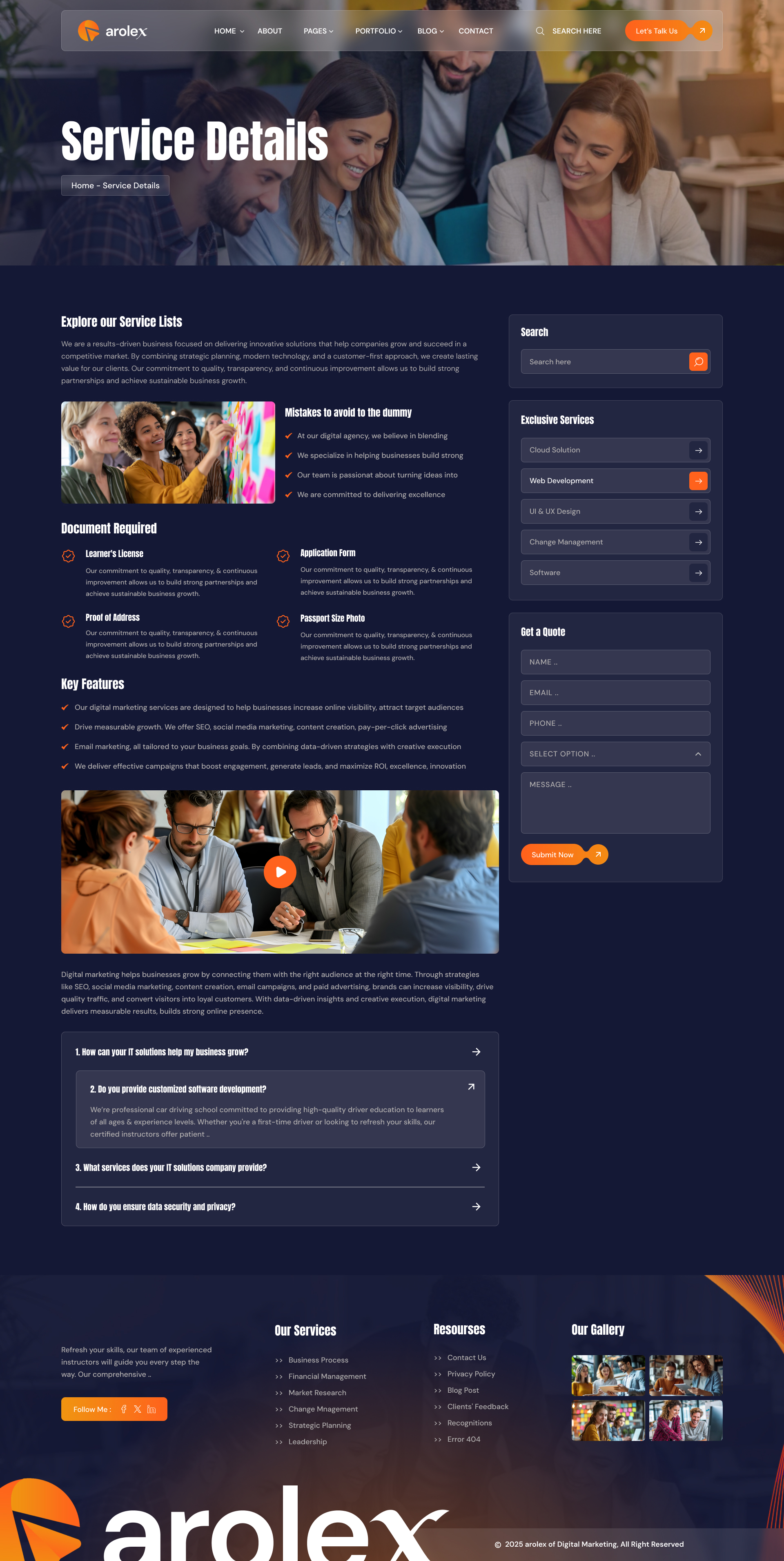 Levsol- Digital Agency Template by moinulpersonal502 | ThemeForest