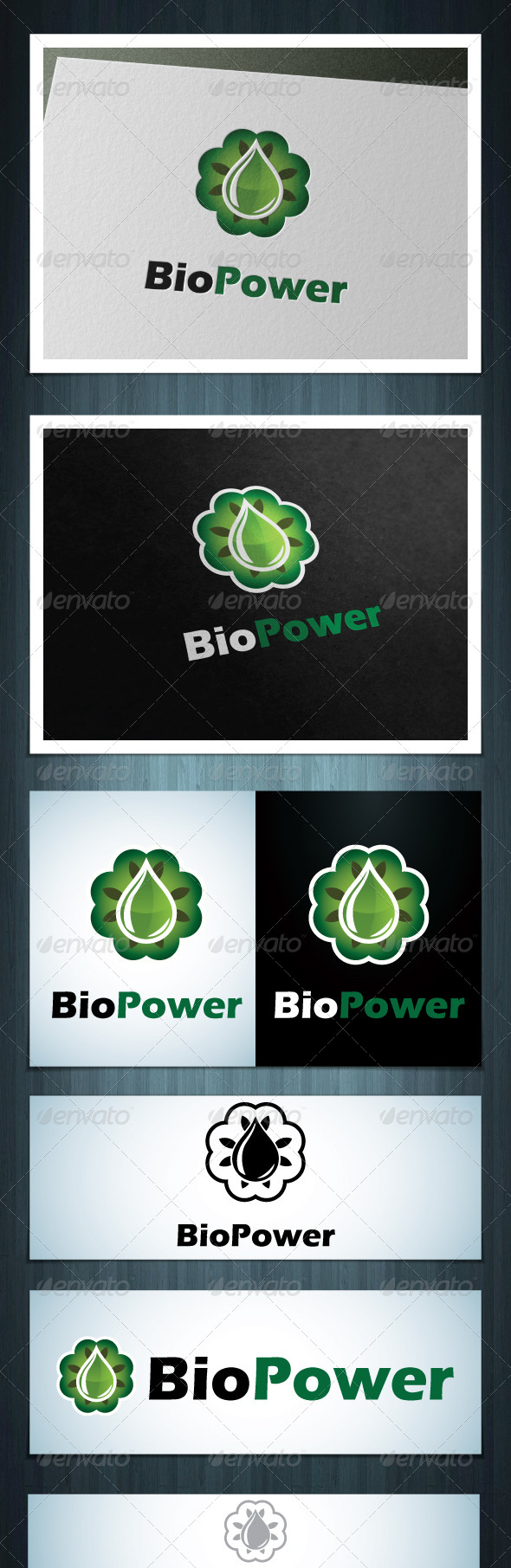Biopower, Logo Templates | GraphicRiver