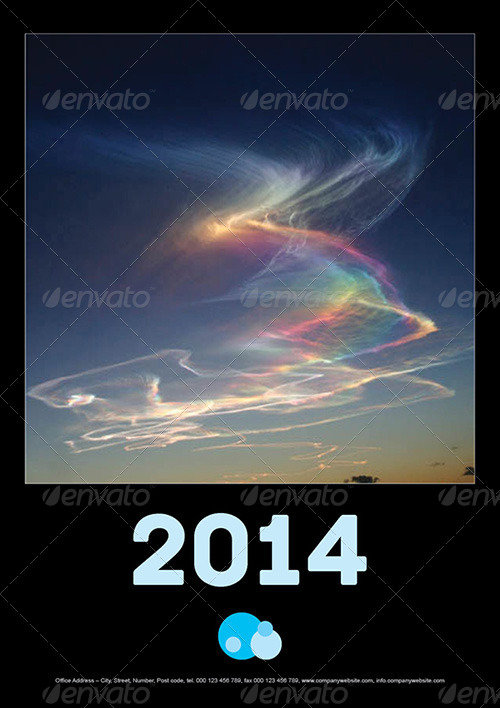 Wall Calendar 2014 - 13 pages A3, Print Templates | GraphicRiver