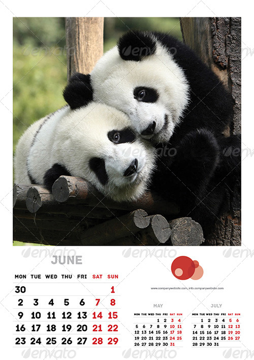 Wall Calendar 2014 - 13 pages A3, Print Templates | GraphicRiver