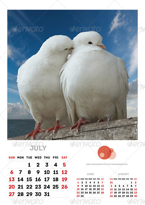 Wall Calendar 2014 - 13 pages A3, Print Templates | GraphicRiver