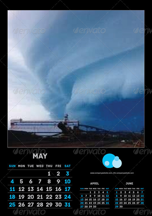 Wall Calendar 2014 - 13 pages A3, Print Templates | GraphicRiver