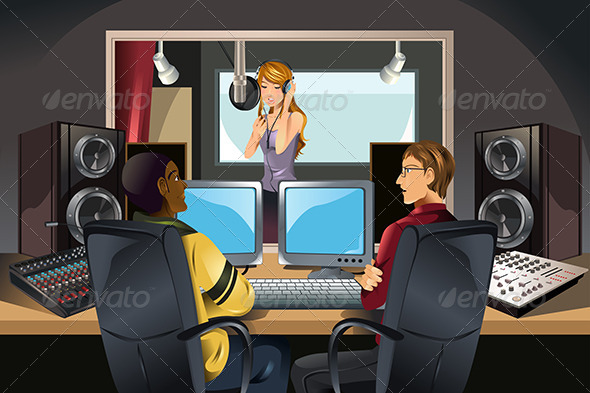 Music Recording Studio by artisticco | GraphicRiver
