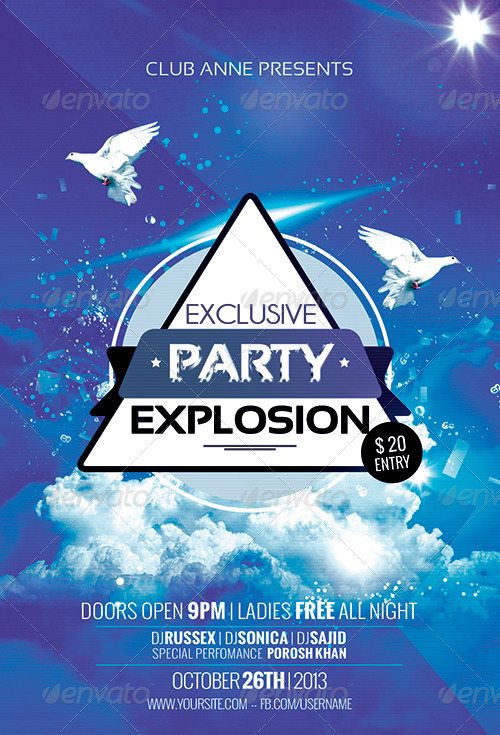 Futuristic Flyer Template, Print Templates | GraphicRiver