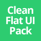 Clean Flat UI Pack, Web Elements | GraphicRiver