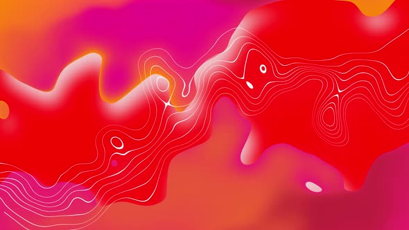 Abstract Red Coloring Liquid Background .4k Illustration Motion Video ...