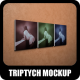 Triptych Mock-Up Square Edition, Graphics | GraphicRiver