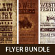 Country Western Flyer Templates Bundle Vol 1, Print Templates ...