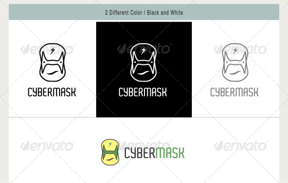 Cyber Mask, Logo Templates | GraphicRiver