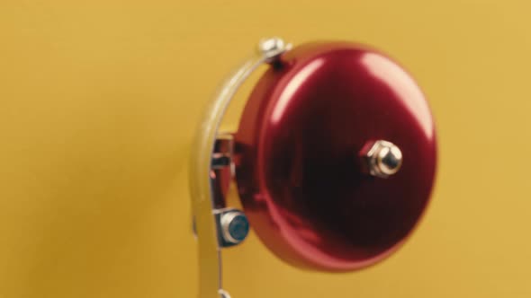 Red School Bell, Stock Footage | VideoHive