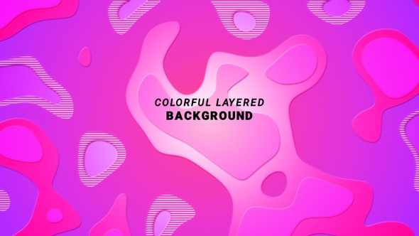 Colorful Layered Background, Motion Graphics | VideoHive