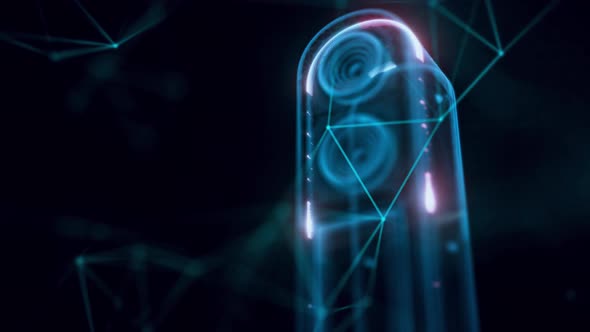 Home Audio Speaker Hologram Close Up 4k, Motion Graphics | VideoHive