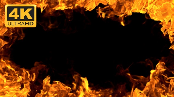 Fire Frame 4K, Motion Graphics | VideoHive