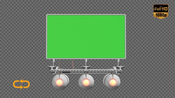 Video Monitor With A Green Screen, Motion Graphics | VideoHive