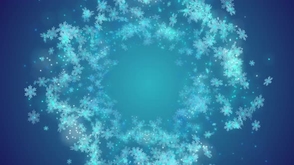 Snowflakes Vignette, Motion Graphics | VideoHive