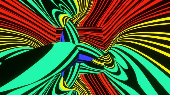 VJ Loop Surreal Animation of Colors, Motion Graphics | VideoHive