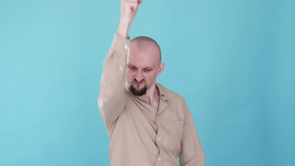 Yes Emotion Victory Celebration Satisfied Man Gif by lgolubovystock